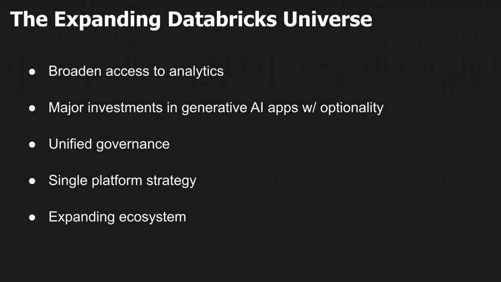 Connecting the dots on the emerging Databricks tech stack - SiliconANGLE