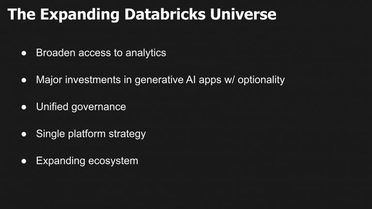 Connecting the dots on the emerging Databricks tech stack - SiliconANGLE