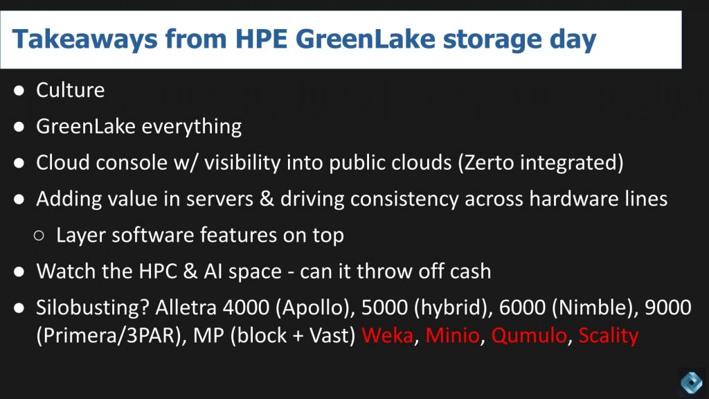 Hidden gems from HPE's GreenLake Storage Day - SiliconANGLE