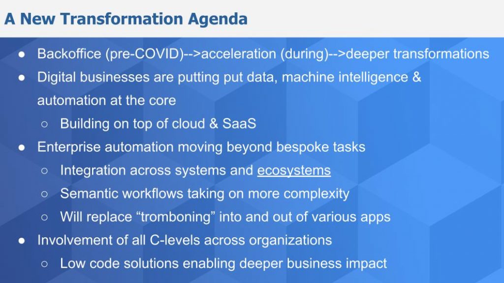 Robotic Process Automation Becomes A Transformation Catalyst Heres Whats New Siliconangle