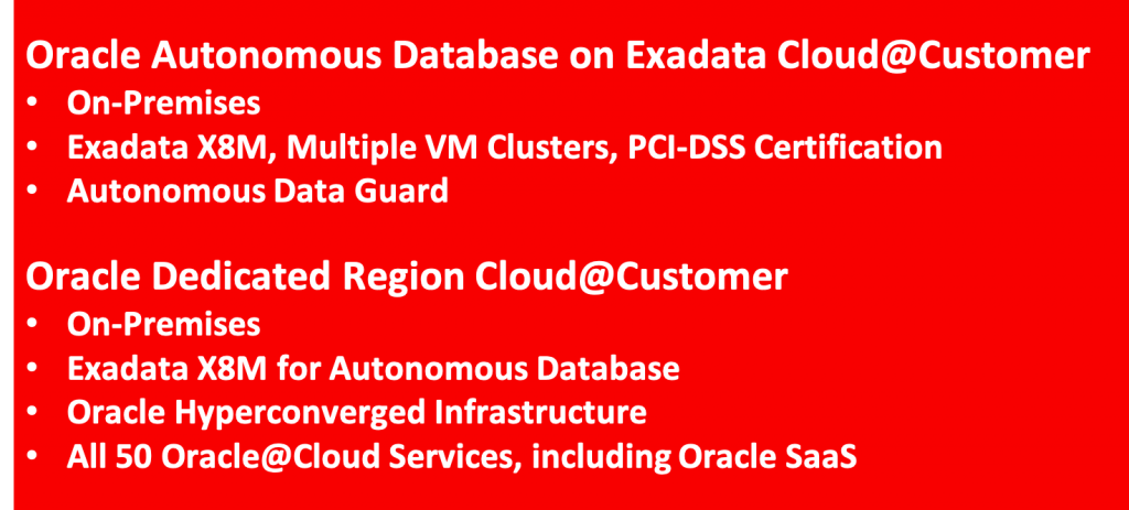Analysis: Oracle Cloud@Customer brings breakthrough full cloud ...